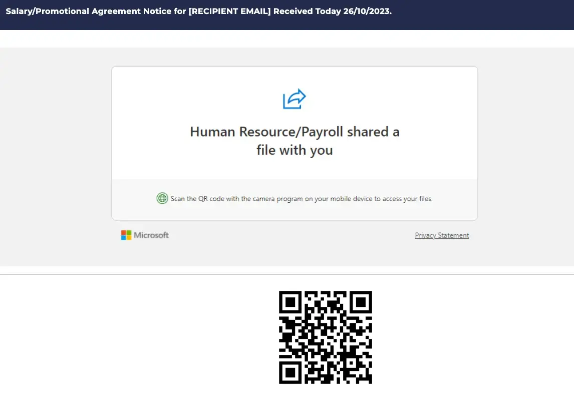 QR Code Phishing (Quishing) Explained + Printable QR Stickers - Hoxhunt
